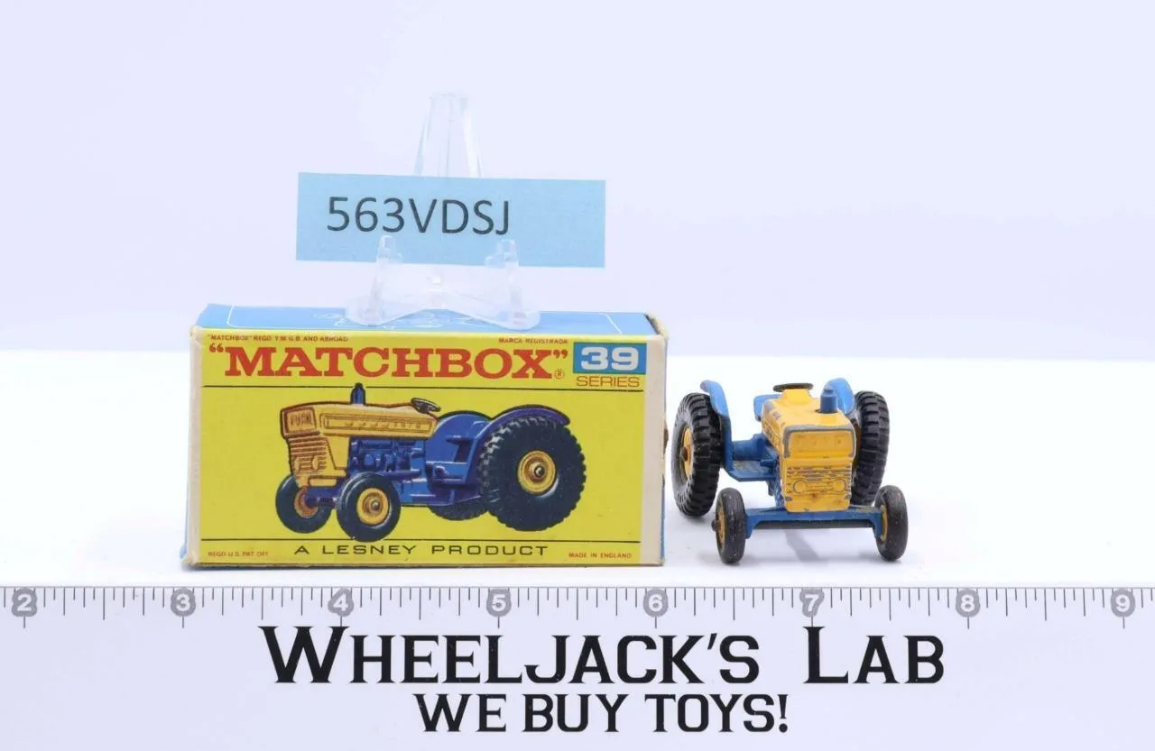 Ford Tractor 39 Lesney Matchbox Series 1960's Made In England ...