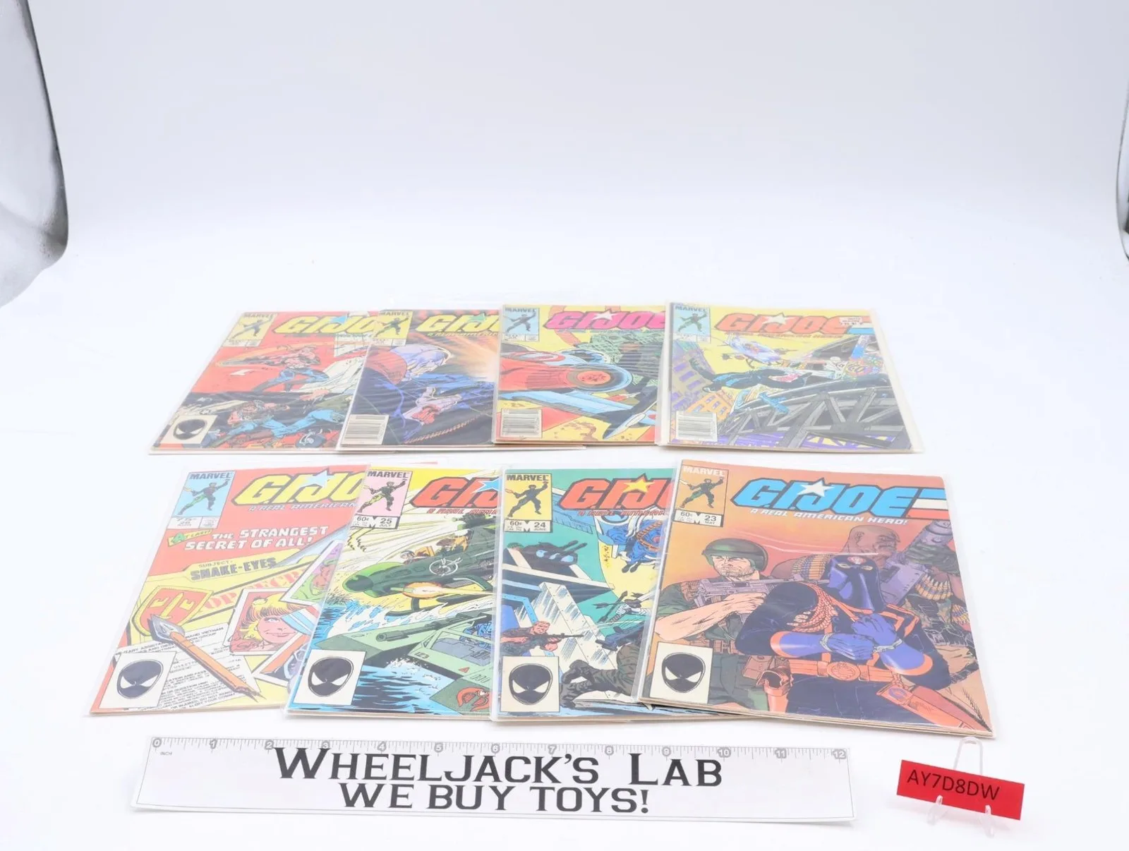 GI Joe A Real American Hero Issue #23 - 30 Marvel Comics 1984 Vintage ...