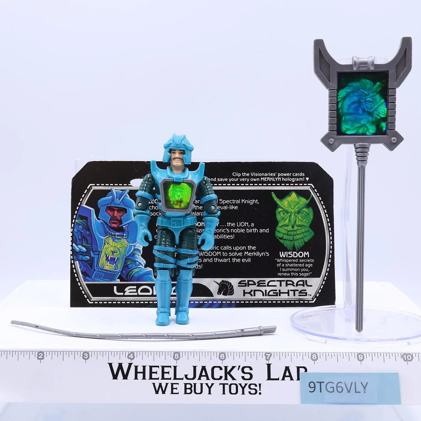 Leoric 100% Complete W/File Card Visionaries 1987 Hasbro Vintage Action ...