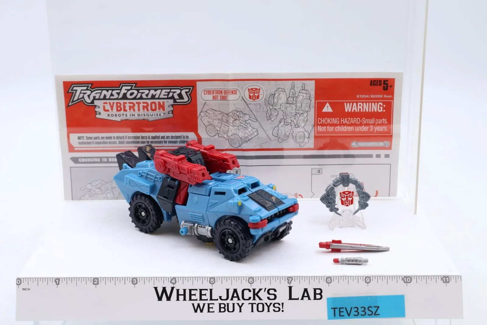 Defense Hot Shot Deluxe Class Transformers Cybertron 2005 Hasbro Action ...