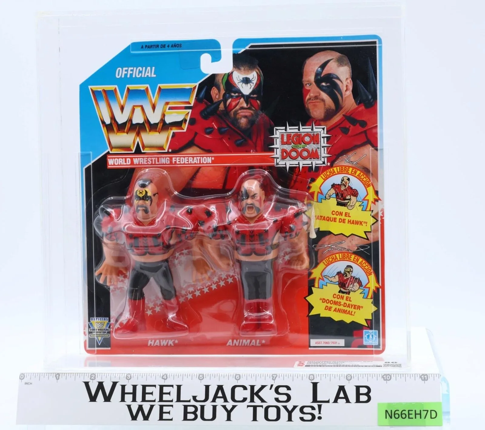 Legion of Doom Hawk & Animal CAS GRADED 80 80/90/95 WWF Tag Teams ...