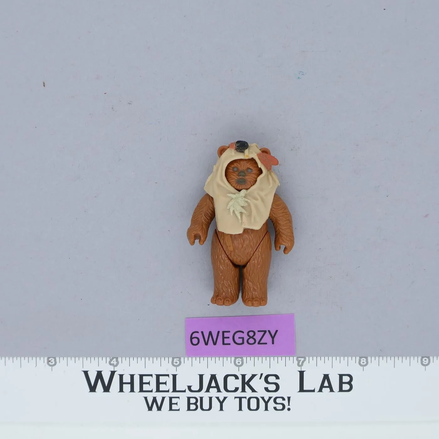 Paploo Ewok Star Wars ROTJ 1985 Vintage Kenner Action Figure NO REPRO - Wheeljack's Lab