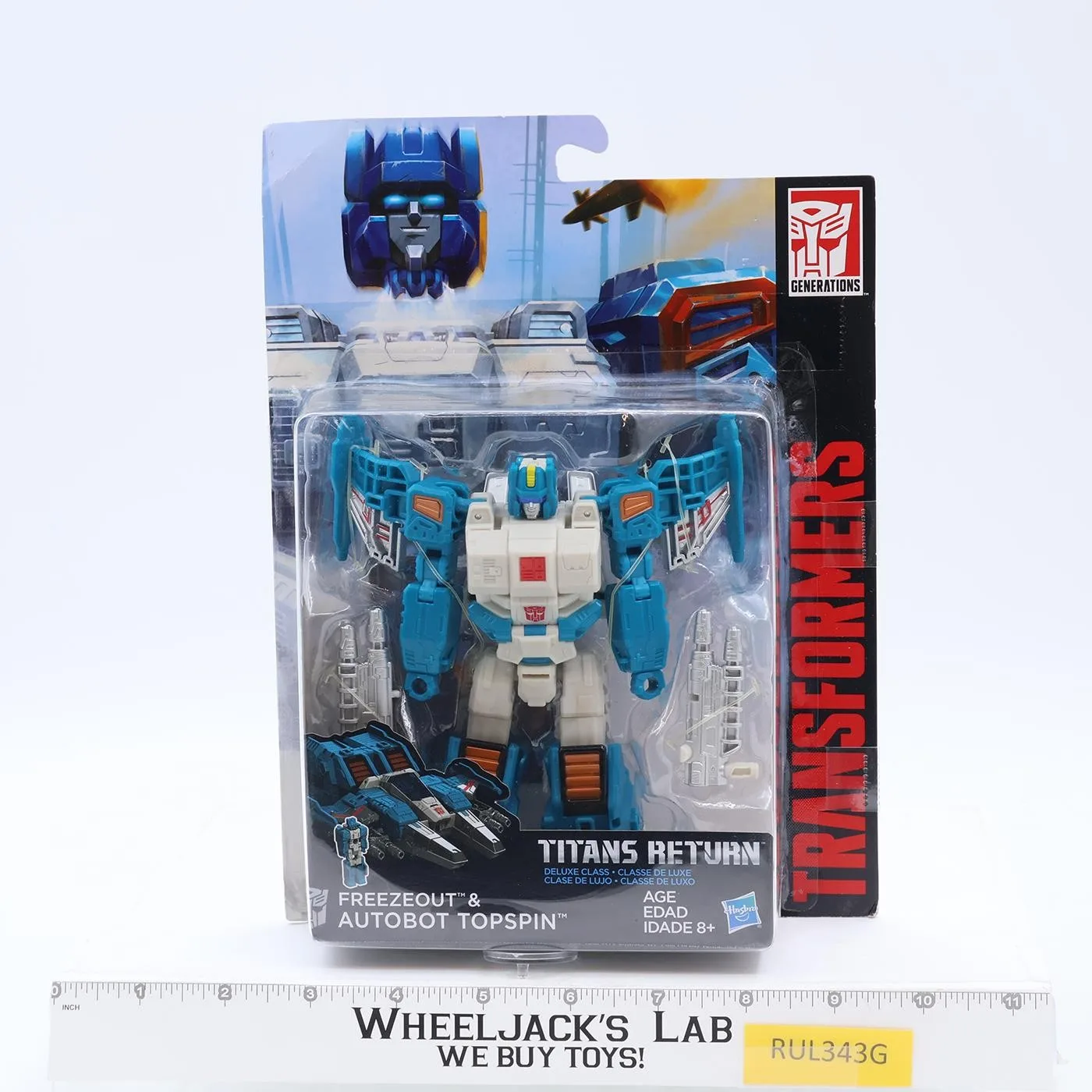 Freezeout & Topspin Transformers Titans Return 2016 Hasbro Figure NEW SEALED - Wheeljack's Lab