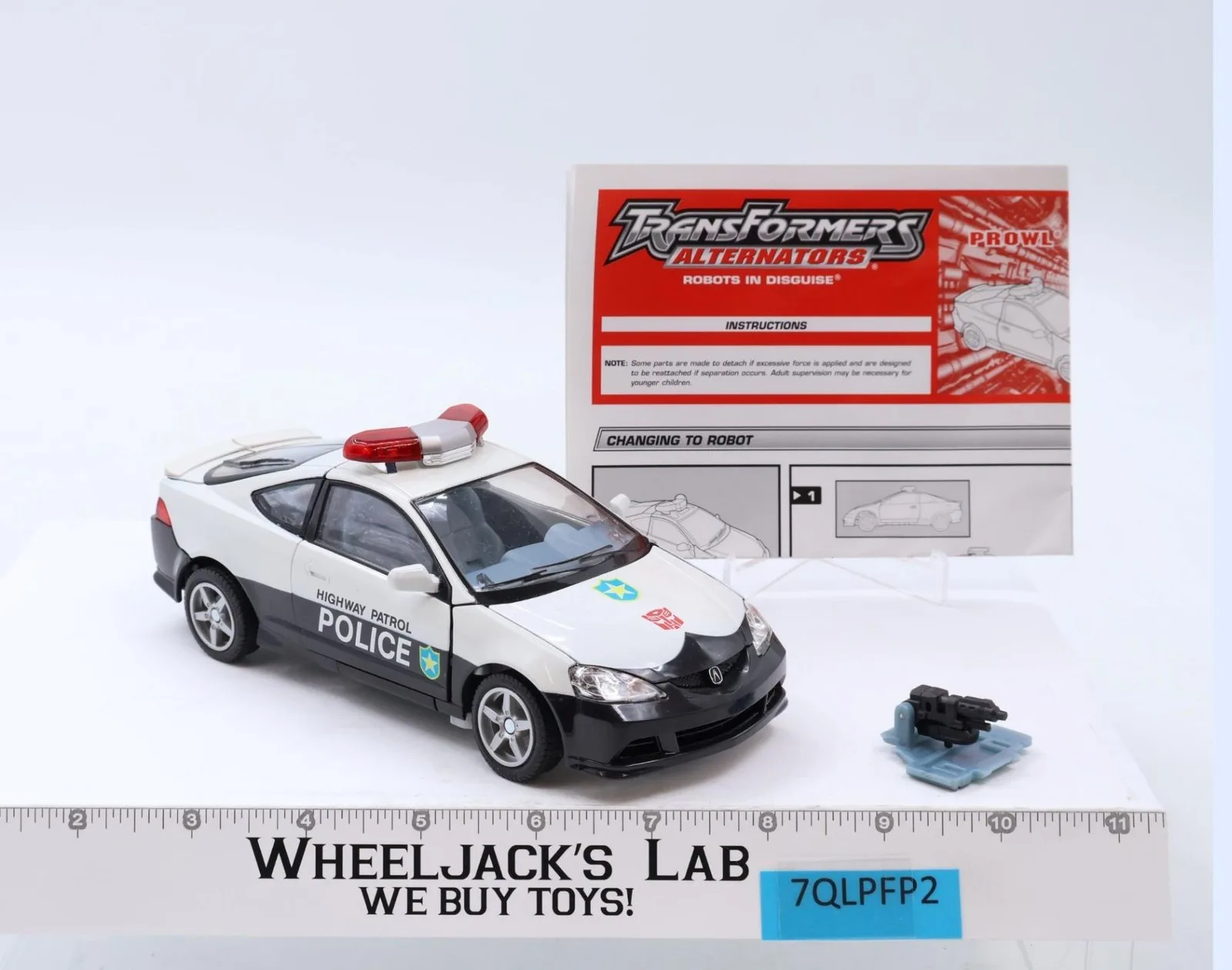 Prowl Acura RSX Alternators 2004 Hasbro Transformers Action Figure ...
