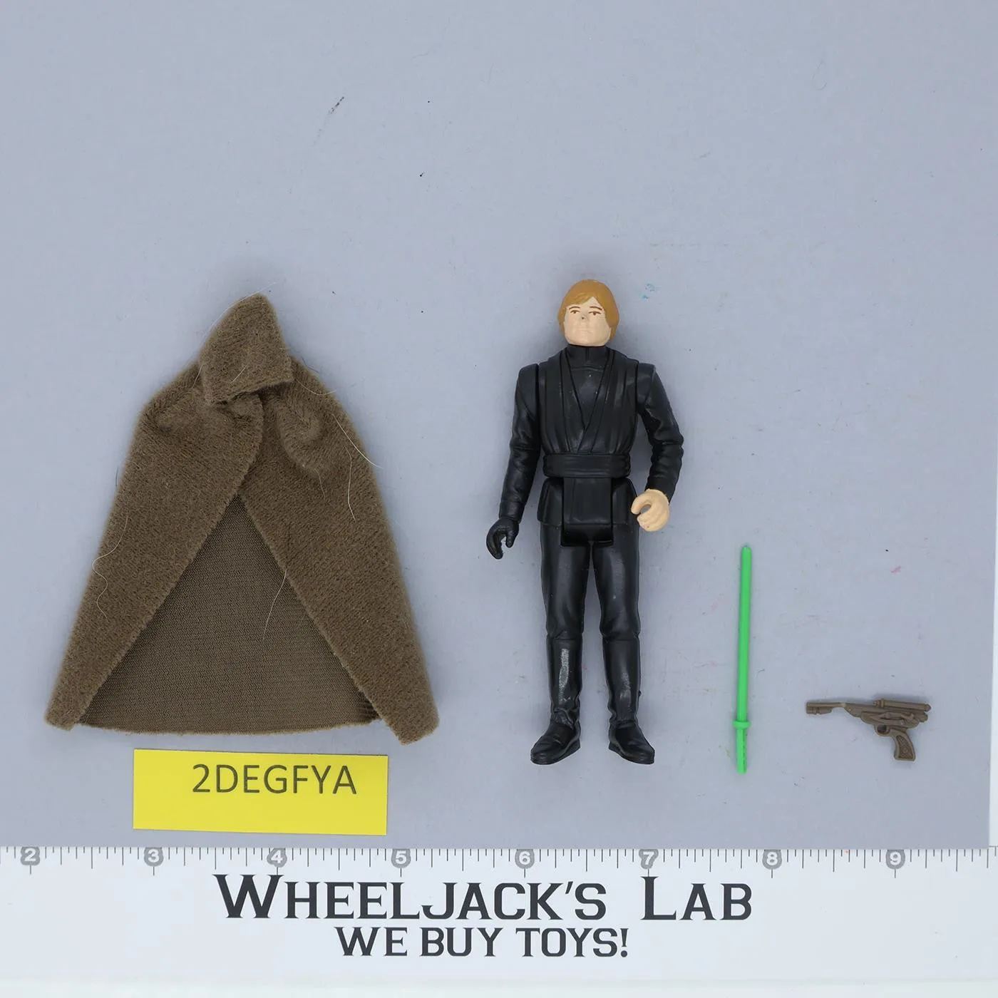 Luke Skywalker Jedi Knight 100% Complete NO COO Star Wars 1983 Kenner ...