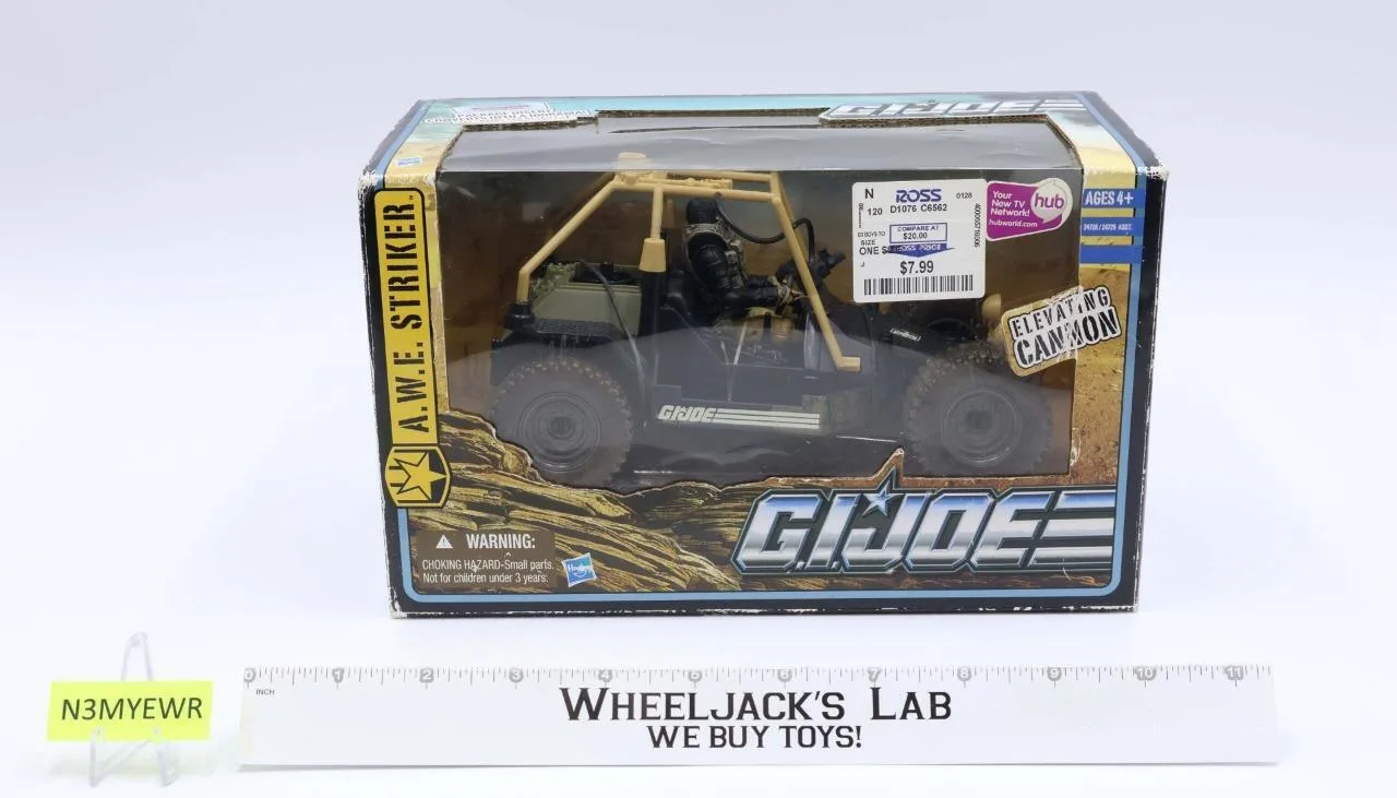 A.W.E. Striker W/ Night Fox Officer GI Joe POC 2010 Hasbro NEW MISB ...