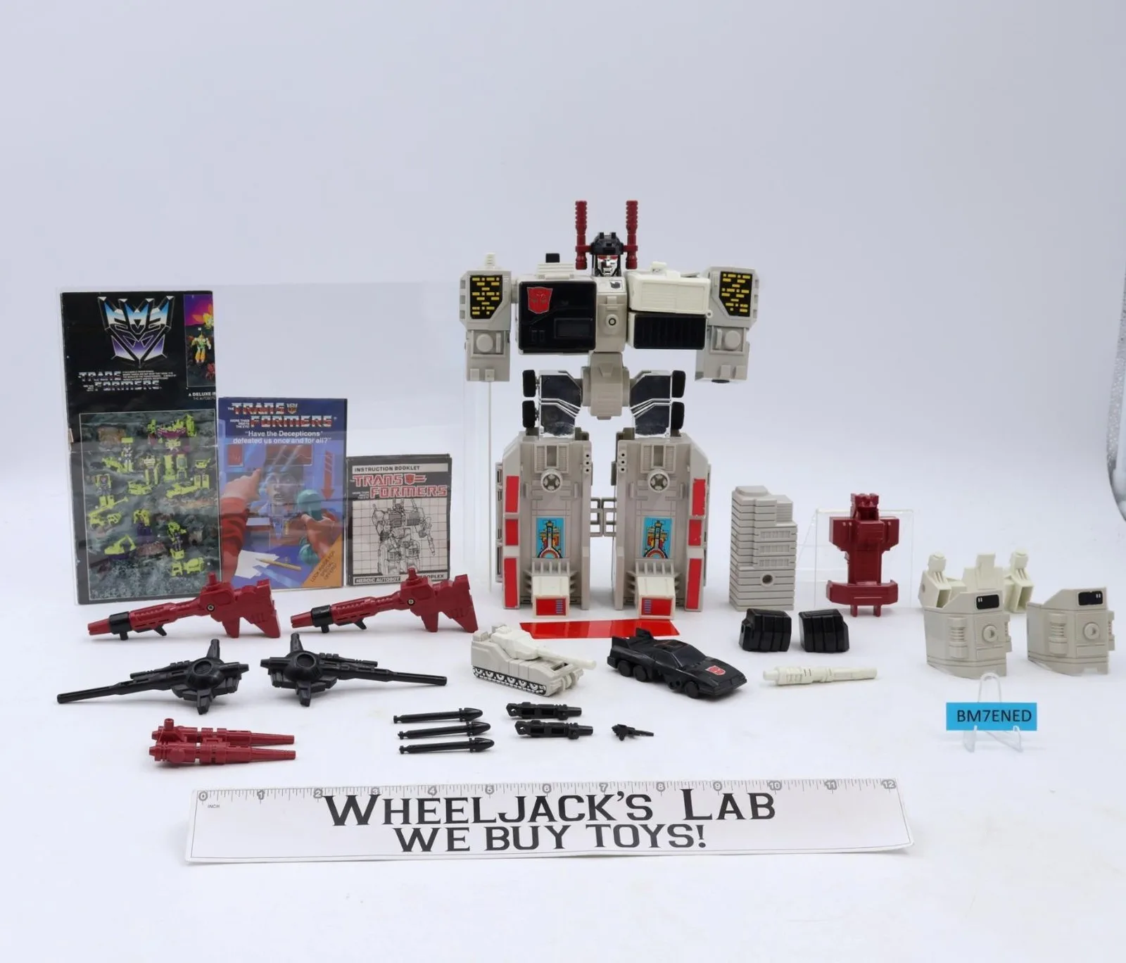Metroplex RT Vintage 1985 G1 Transformers Hasbro Action Figure ...