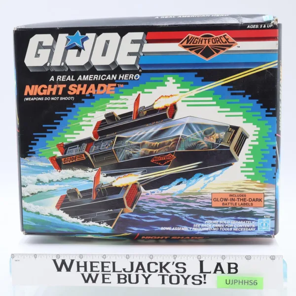 Night Shade GI Joe Night Force 1988 Hasbro Action Figure Vehicle NEW ...