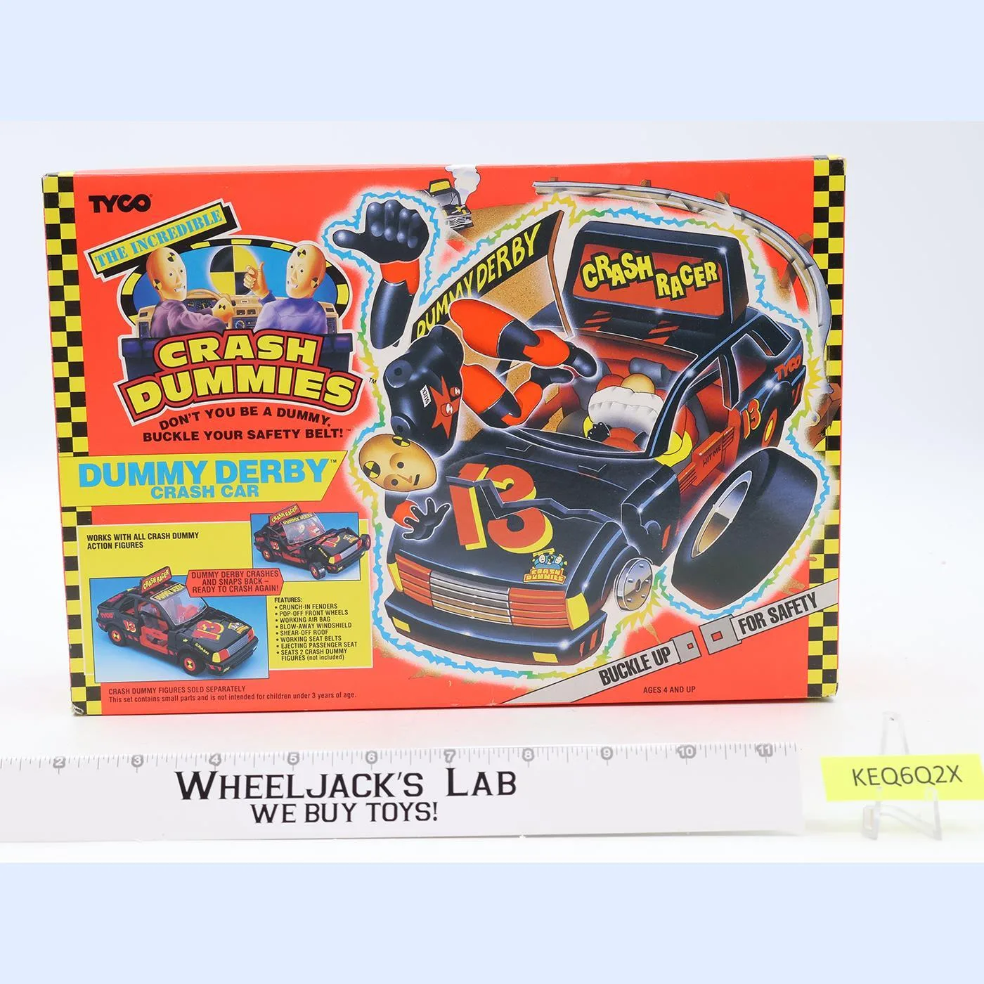 Dummy Derby Car The Incredible Crash Dummies 1992 Tyco NEW SEALED MISB ...