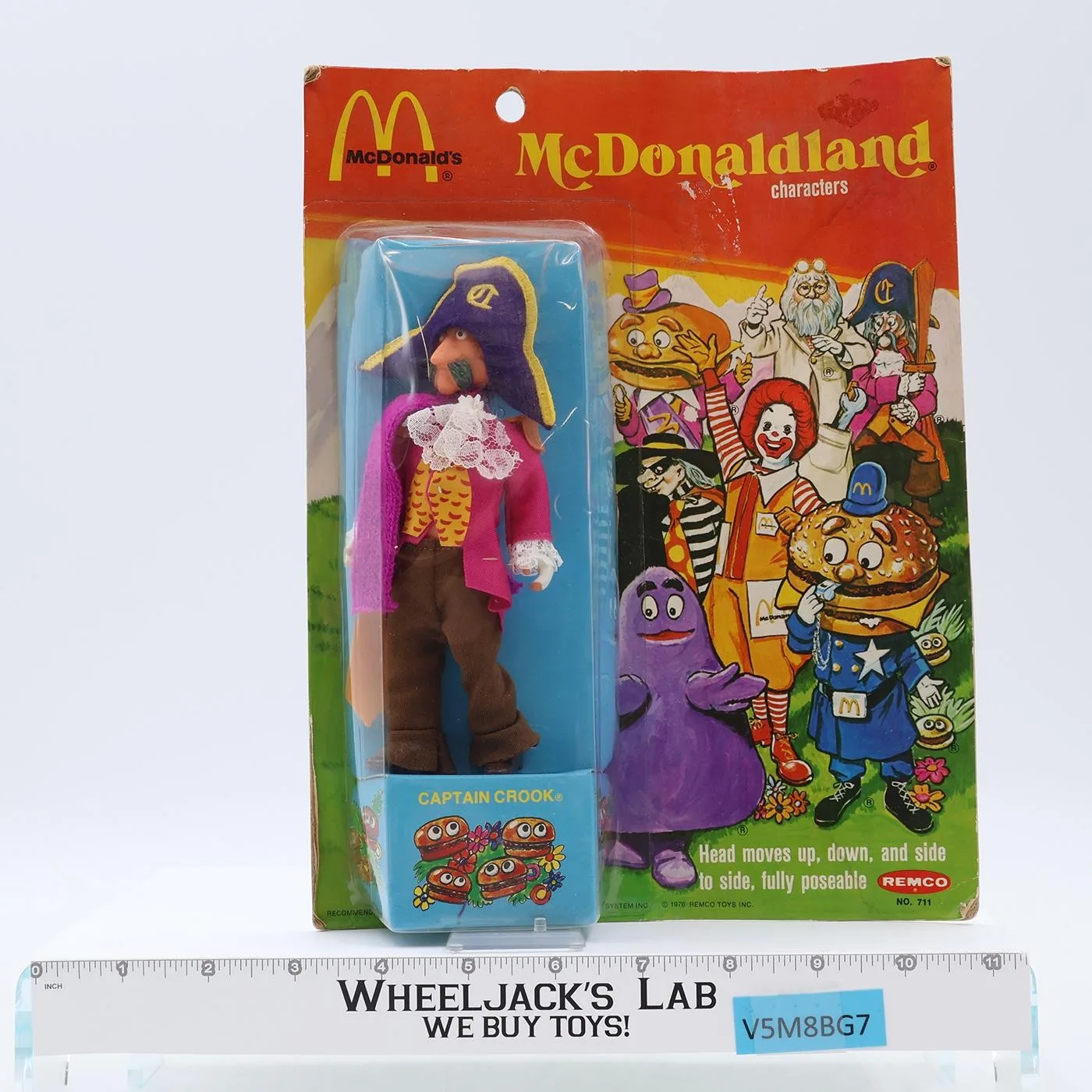 Captain Crook McDonaldland 1976 Remco McDonald's Action Figure NEW ...