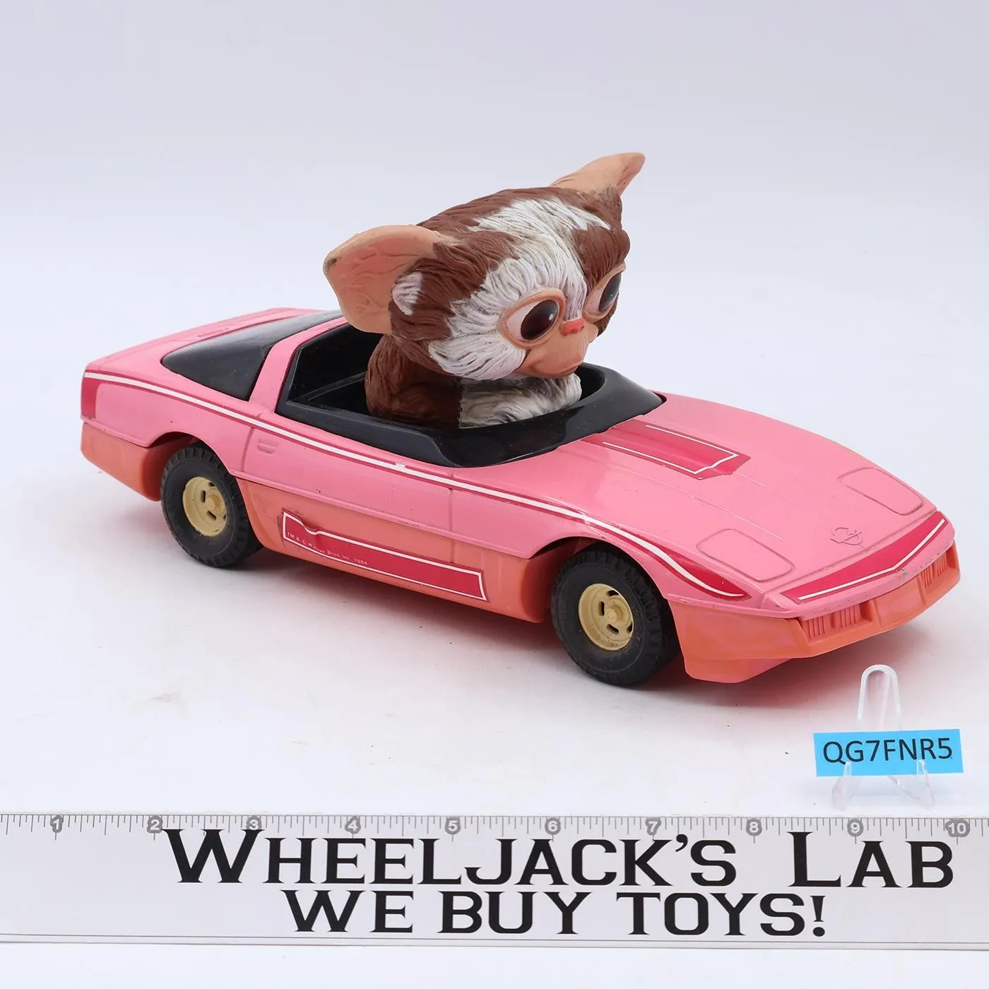 Gremlins Gizmo Driving Car Pink Corvette Ertl Warner Bros Toy 1984 ...