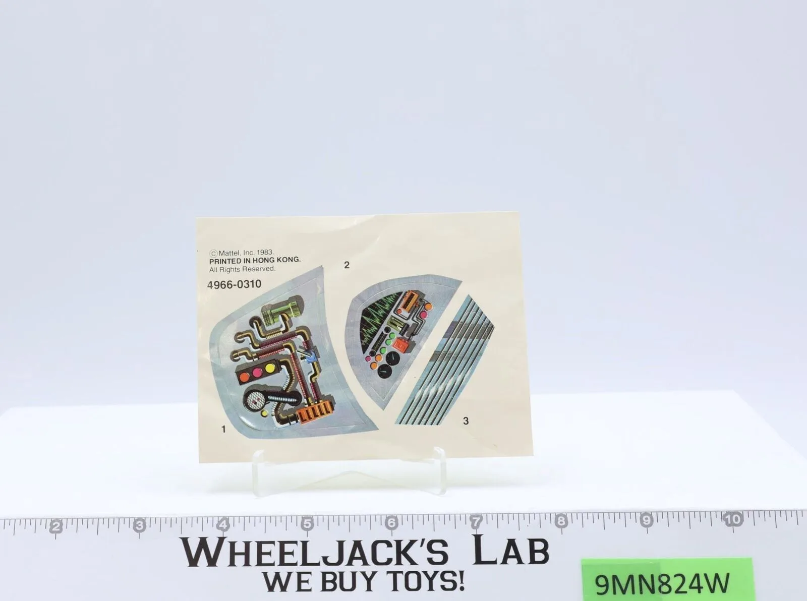 Replacement Stickers for Stridor MOTU Master of the Universe Mattel ...