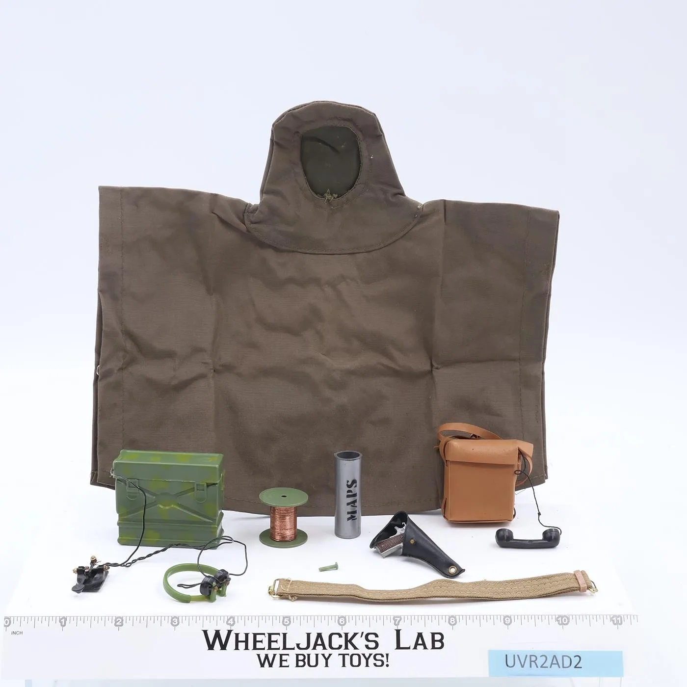 GI Joe Command Post Poncho Set 1964 Hasbro 12" Accessory Vintage ...