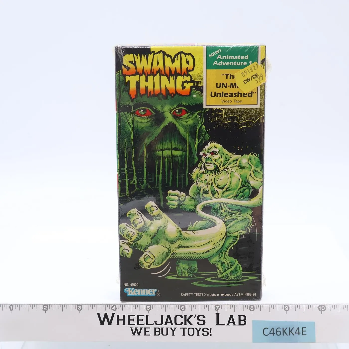 The UN-MEN Unleashed Swamp Thing Animated Adventure 1 VHS Tape NEW ...