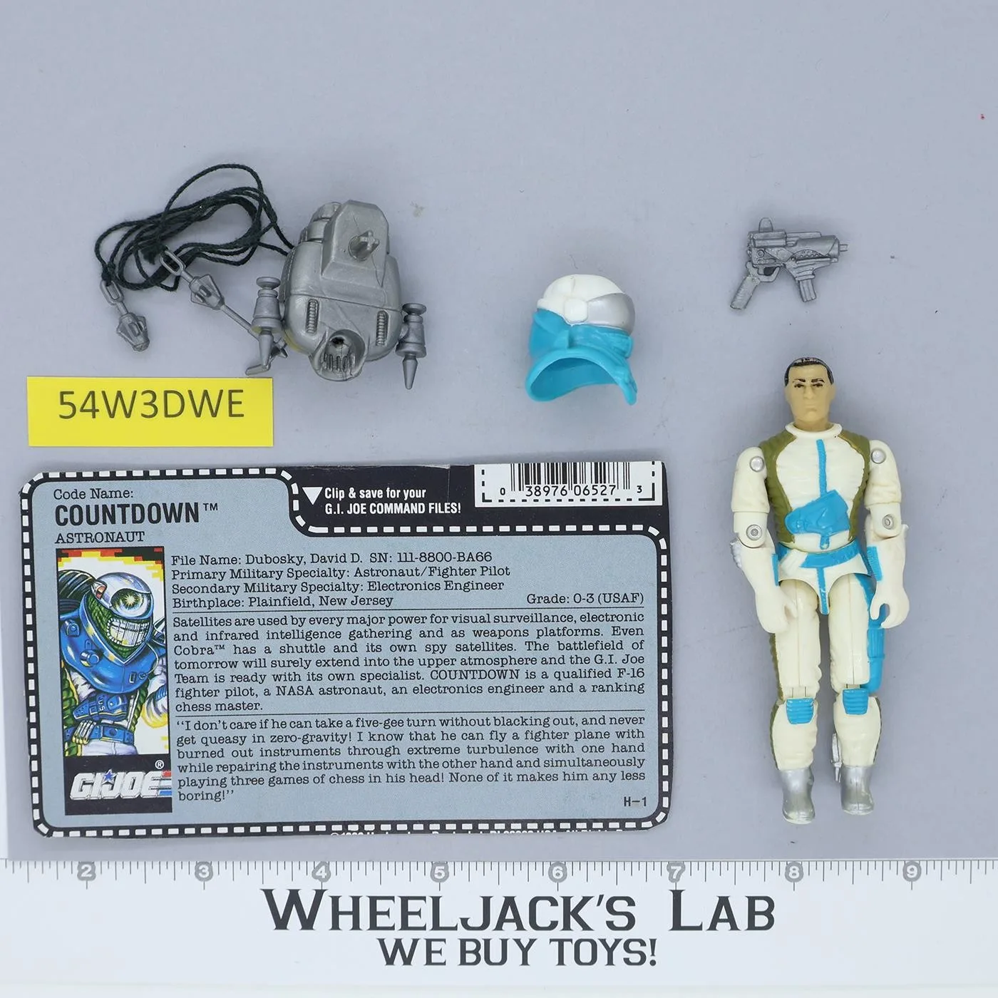 Countdown V1 100% Complete G.I. Joe 1989 Hasbro Vintage Action Figure ...