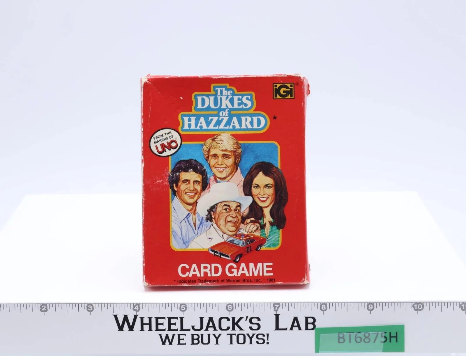 Dukes Of Hazzard Card Game Complete 1981 iGi Warner Bros - Wheeljack's Lab