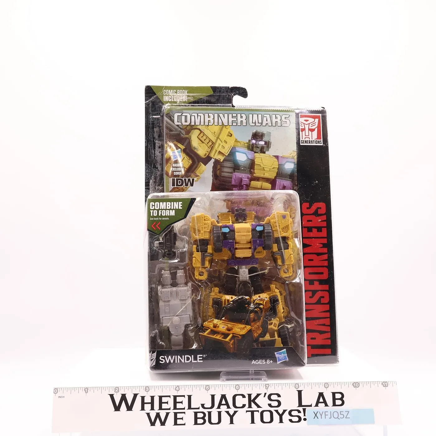 Swindle W/ Comic Transformers Combiner Wars 2015 Hasbro Figure NEW ...