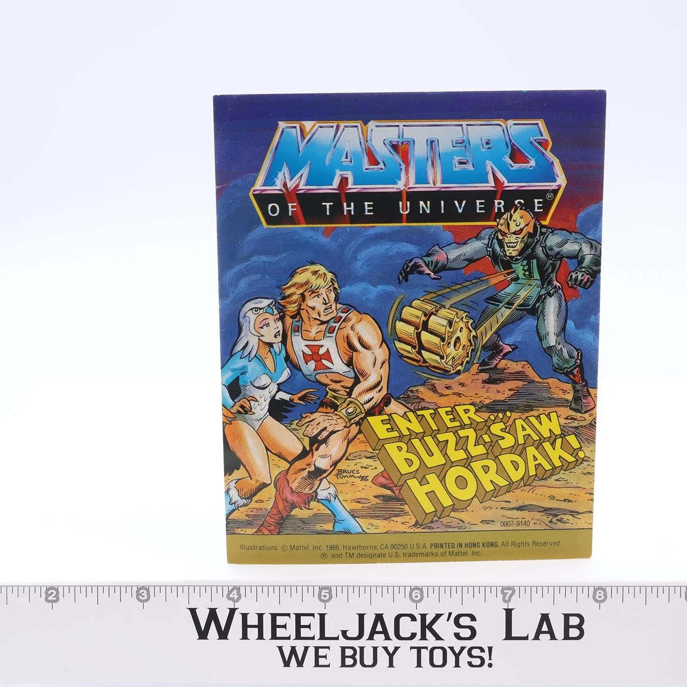 Enter Buzz-Saw Hordak Mini Comic Book MOTU Masters of the Universe Mattel 1986 - Wheeljack's Lab