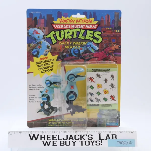 Wacky Walkin' Mouser Wacky Action TMNT 1989 Playmates MOSC NEW SEALED ...