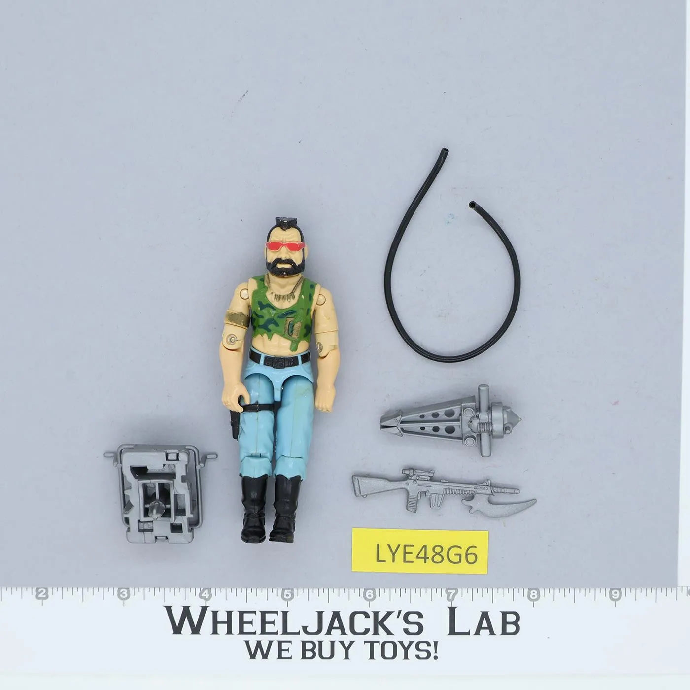 Ripper V1 100% Complete G.I. Joe 1985 Hasbro Vintage Action Figure ...