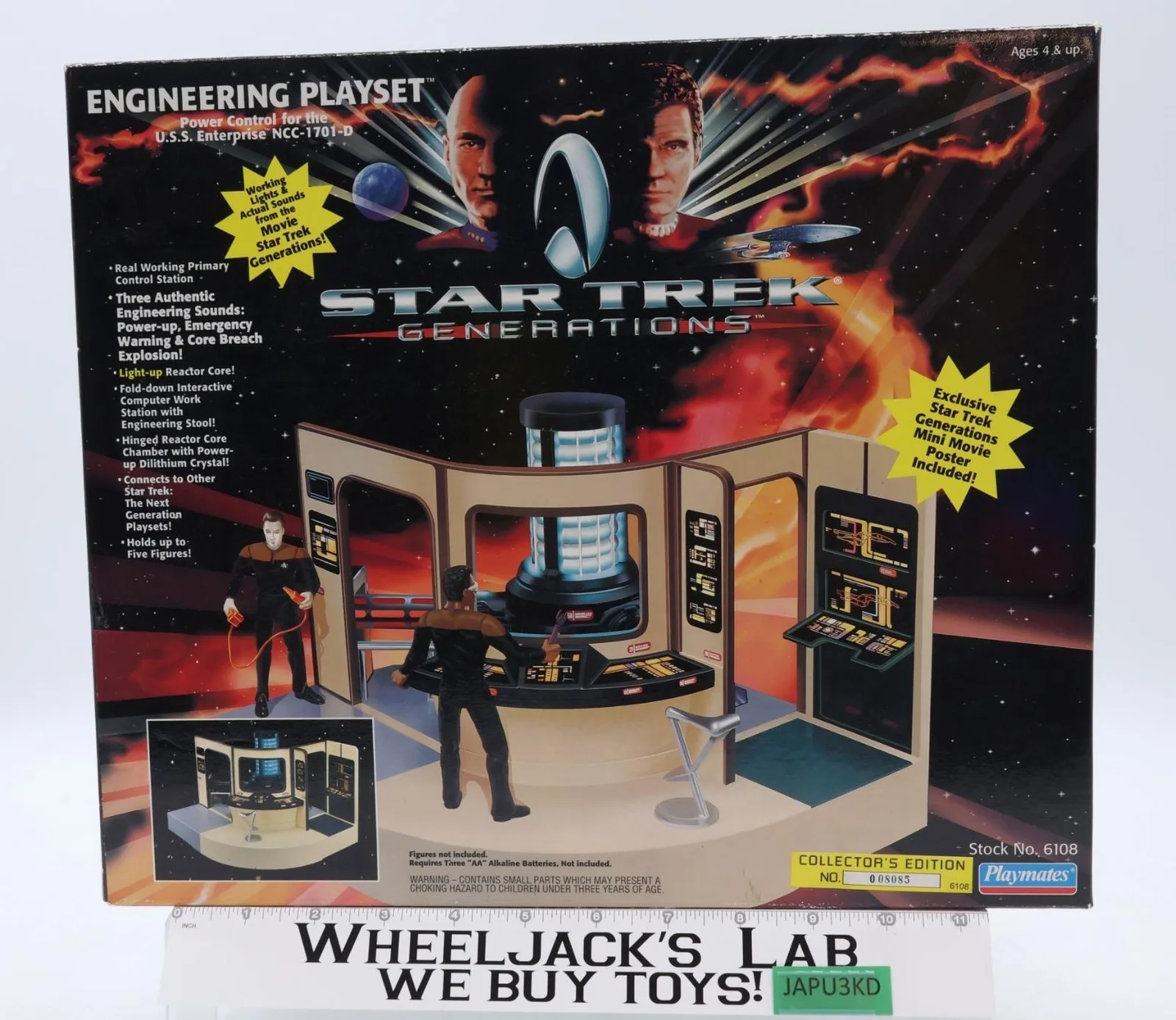 Engineering Playset Star Trek Generations 1994 Playmates Vintage NEW ...