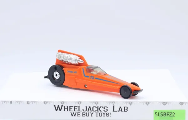 #73 Orange Turbo Jet Dragster Race Car 1984 Stompers Vintage Pull Strip ...