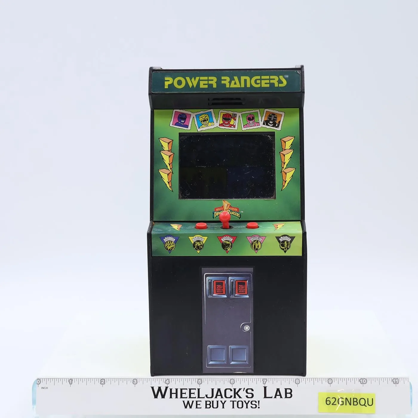 Power Rangers Electronic Talking Arcade Bank Game 1994 Saban WORKS ...