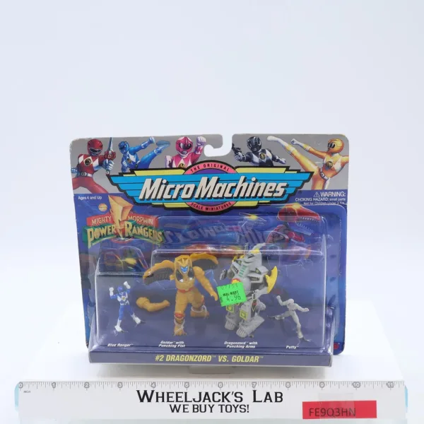 #2 Dragonzord vs Goldar Micro Machines Power Rangers 1994 Galoob NEW ...