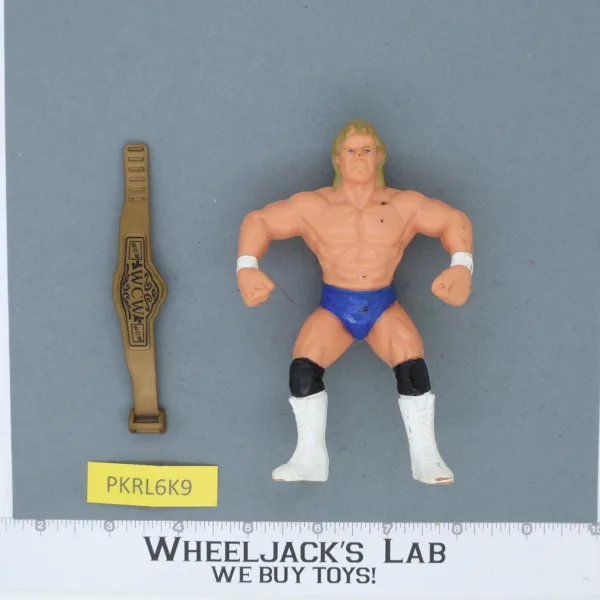 Lex Luger W/Championship Belt Wrestling Action Figure WCW 1990 Galoob Action - Wheeljack's Lab