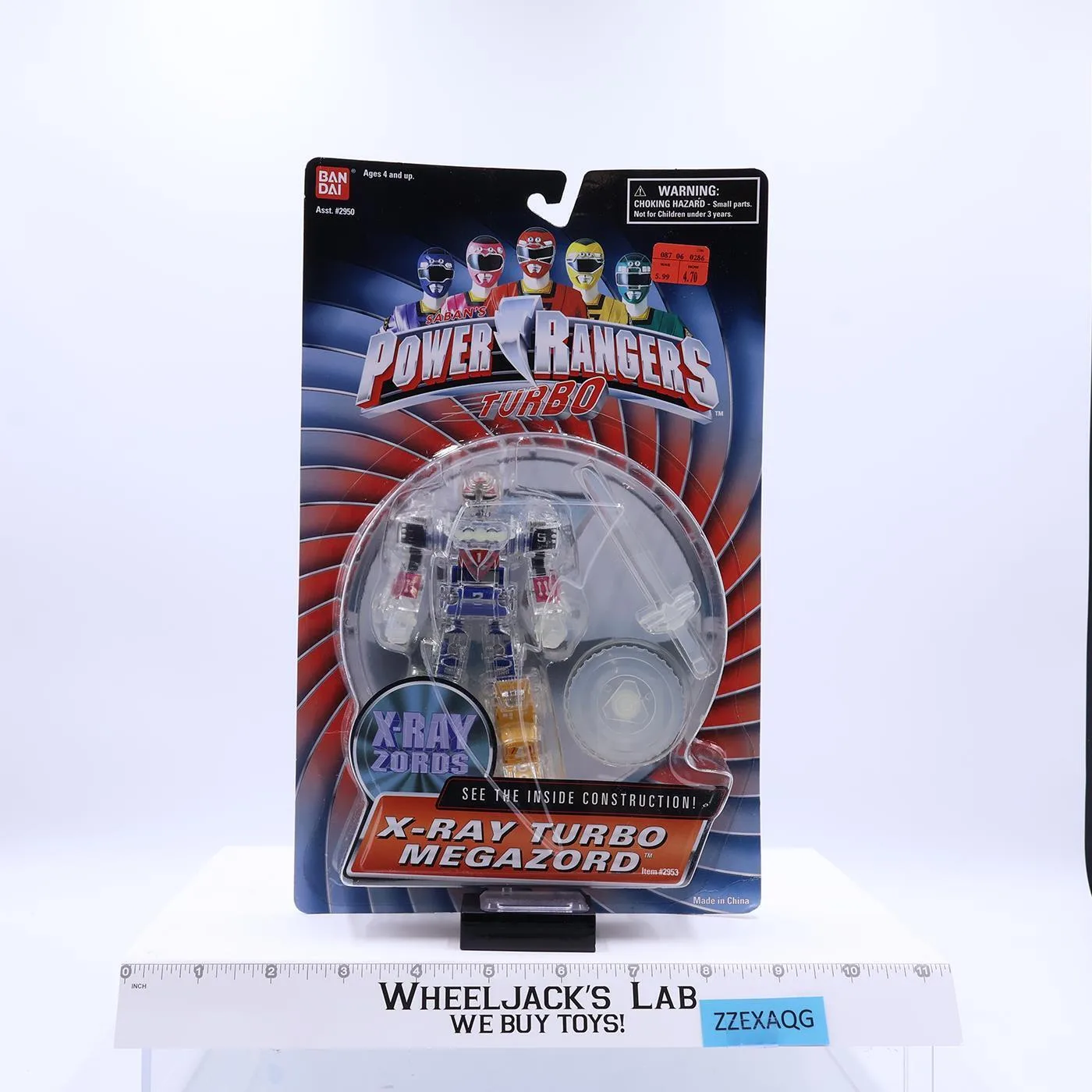 X-Ray Turbo Megazord Power Rangers Turbo 1997 Bandai Action Figure NEW ...