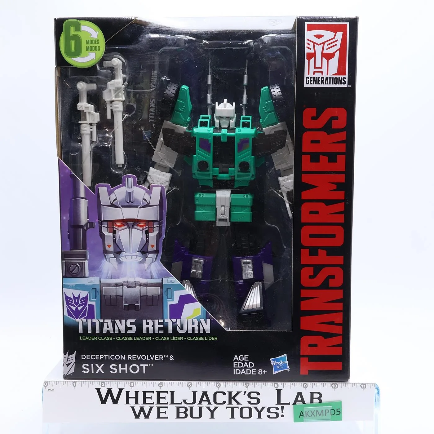 Revolver & Six Shot Transformers Titans Return 2016 Hasbro Figure NEW ...