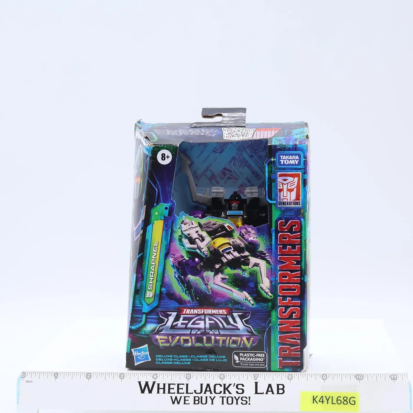 Shrapnel Transformers Legacy Evolution 2023 Hasbro Action Figure NEW SEALED - Wheeljack's Lab