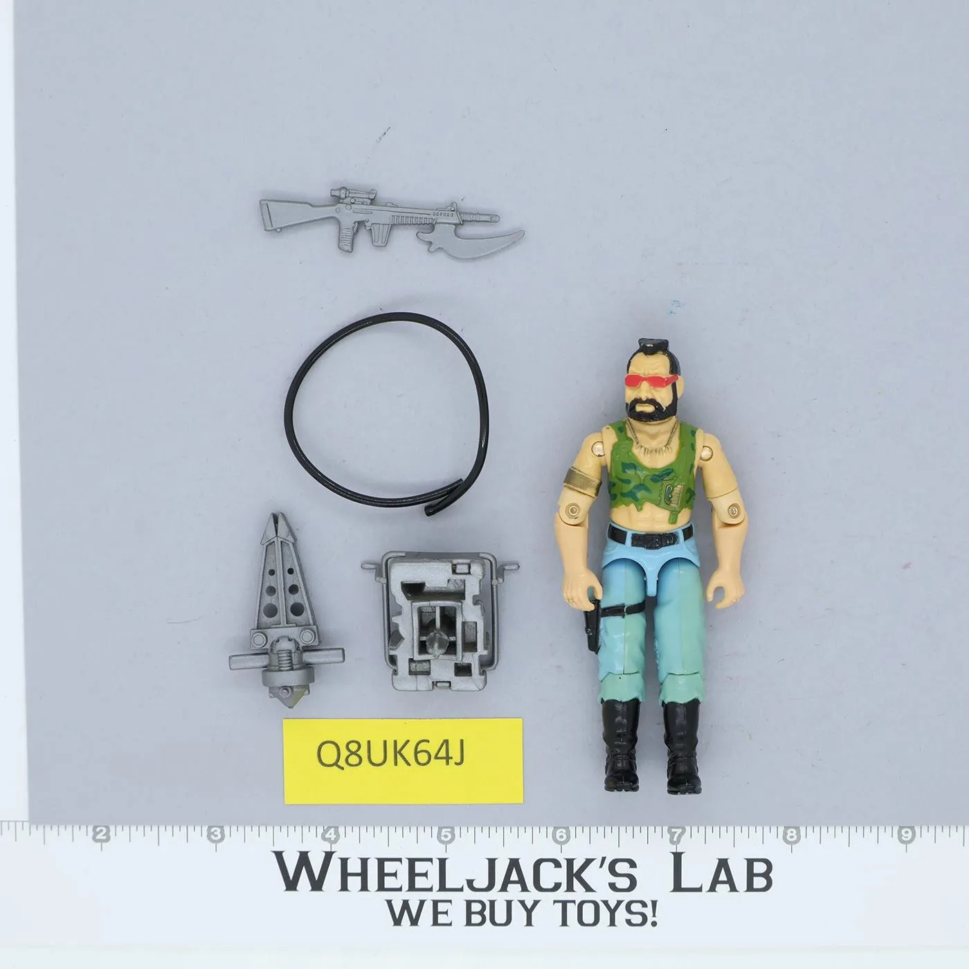 Ripper V1 100% Complete G.I. Joe 1985 Hasbro Vintage Action Figure ...