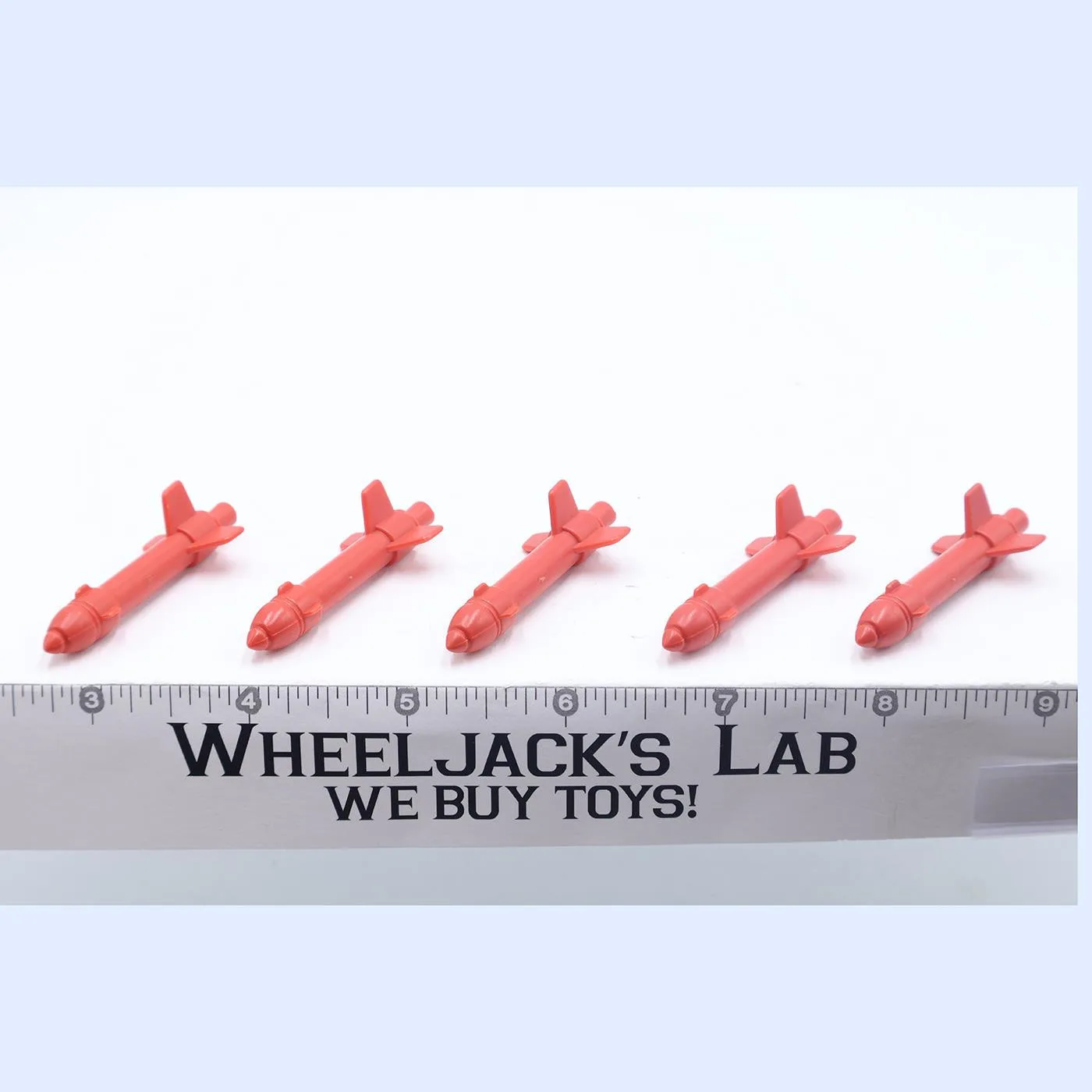 Rolling Thunder Small Red Missiles x5 1988 GI Joe Hasbro Vintage Figure ...