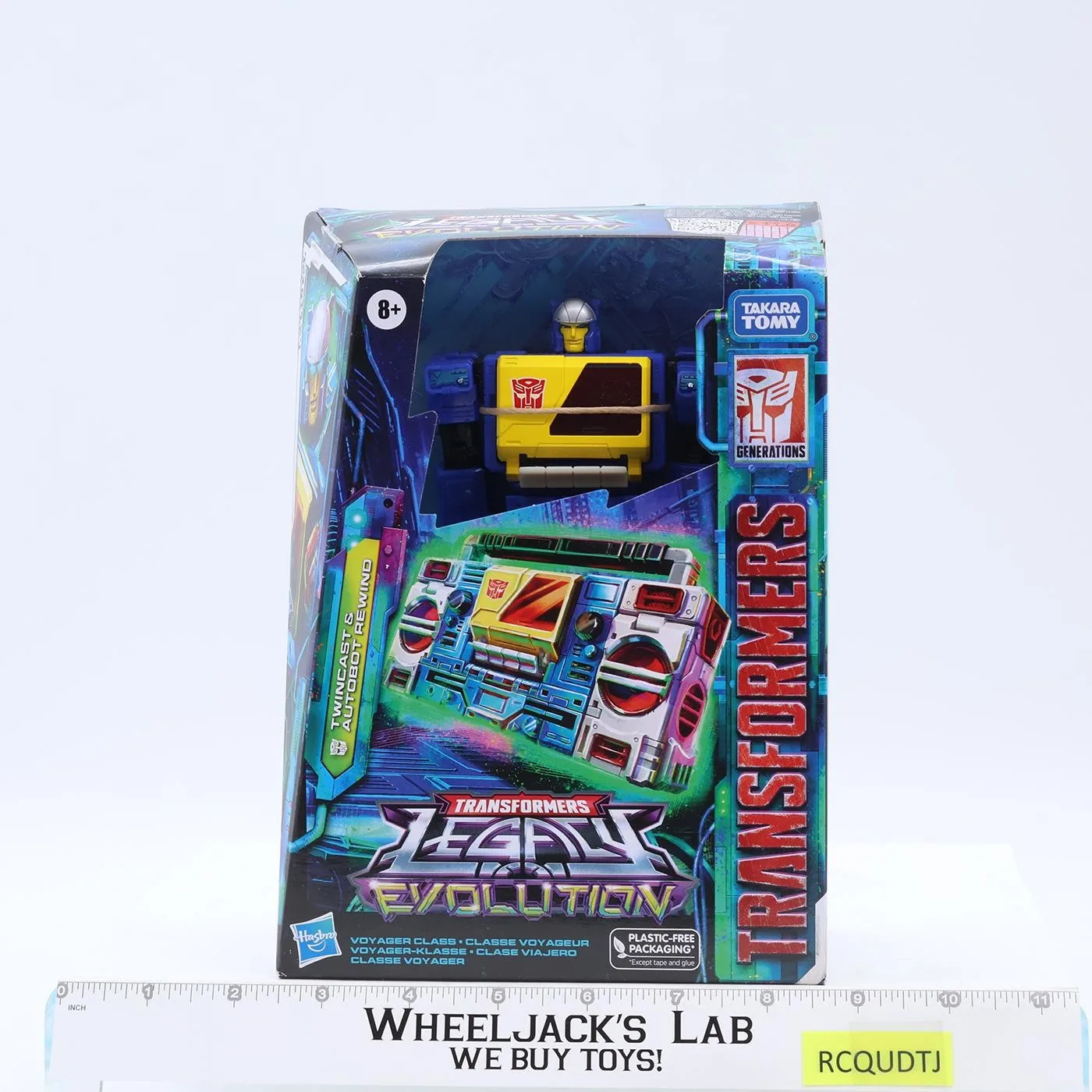 Twincast & Autobot Rewind Transformers Legacy Evolution 2023 Hasbro NEW SEALED - Wheeljack's Lab