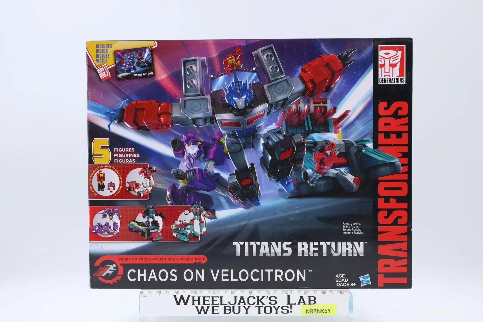 Chaos On Velocitron Transformers Titans Return Generations 2016 Hasbro MIB - Wheeljack's Lab