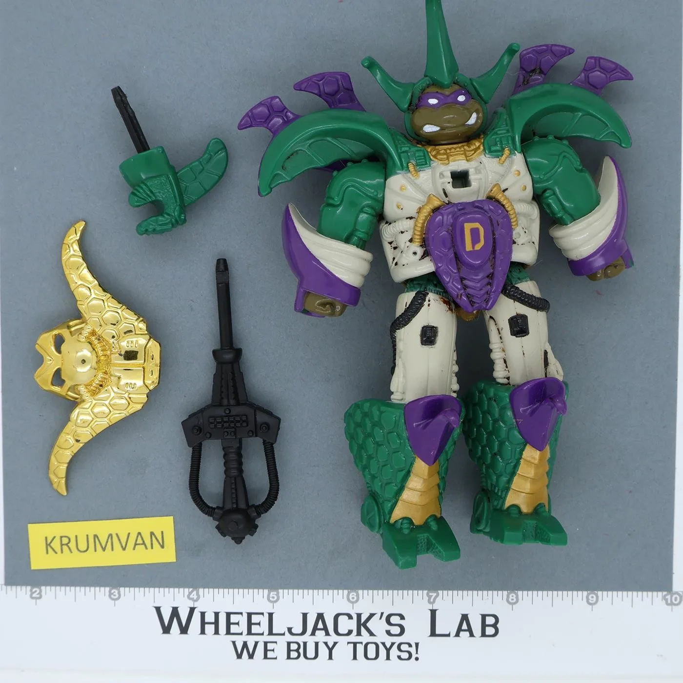 Cyber Samurai Don 1994 TMNT Teenage Mutant Ninja Turtle Playmates ...