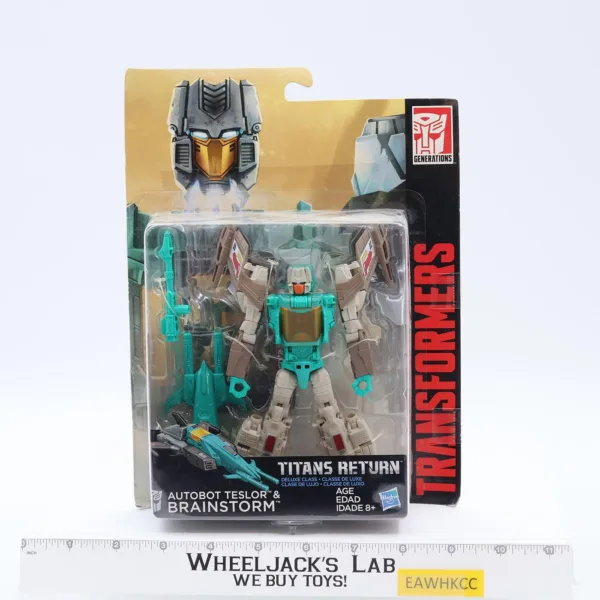 Teslor & Brainstorm Transformers Titans Return 2015 Hasbro Figure NEW ...