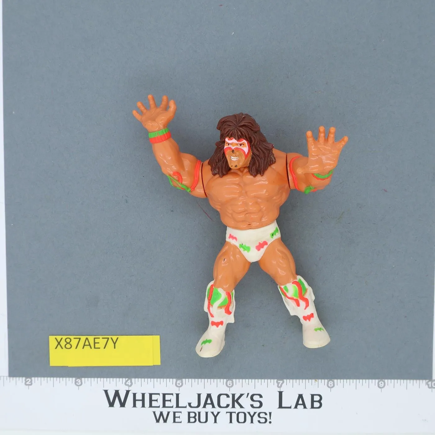 Ultimate Warrior WWF WWE Hasbro Wrestling 1991 Vintage Action Figure - Wheeljack's Lab
