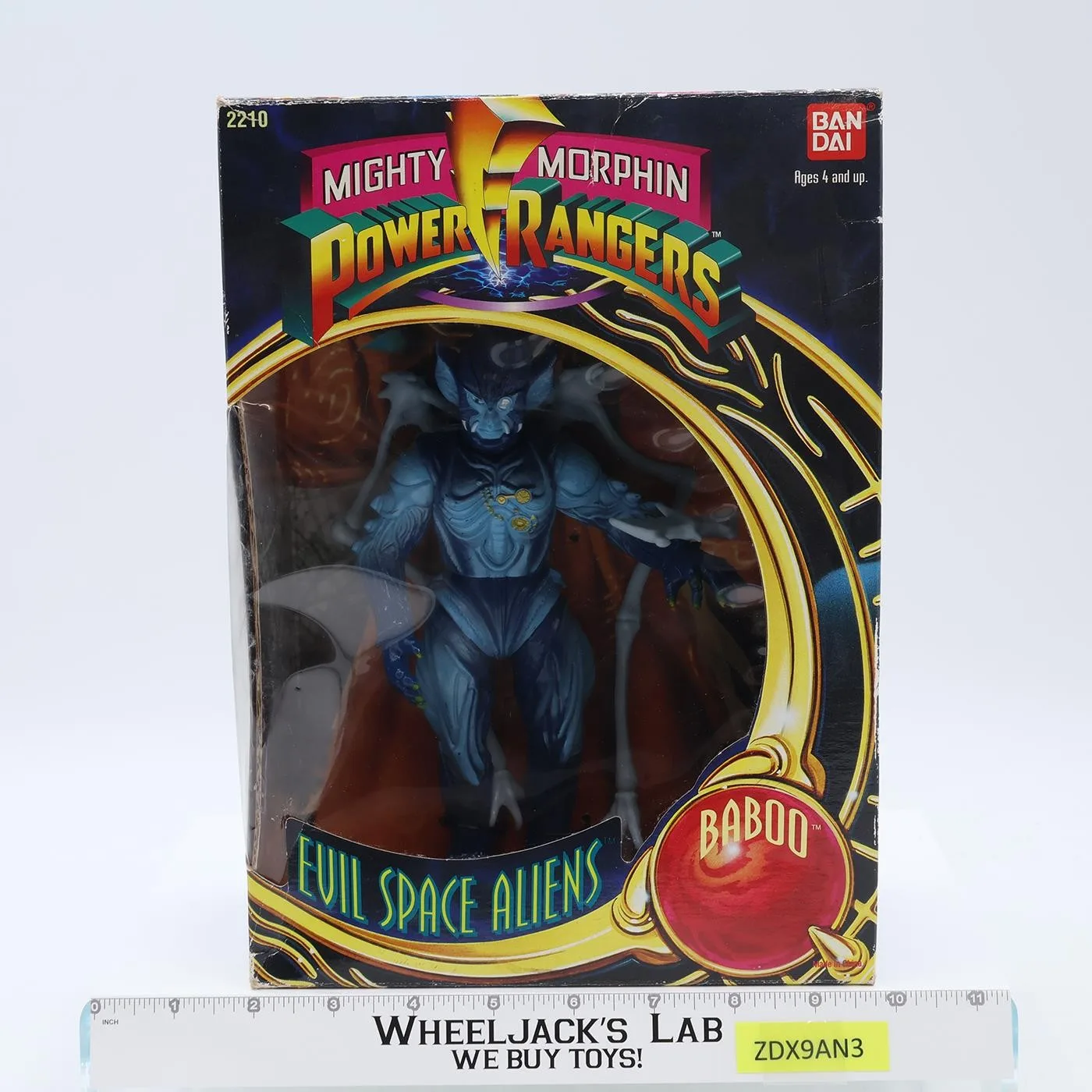 Baboo Evil Space Aliens Mighty Morphin Power Rangers 1993 Bandai Action ...