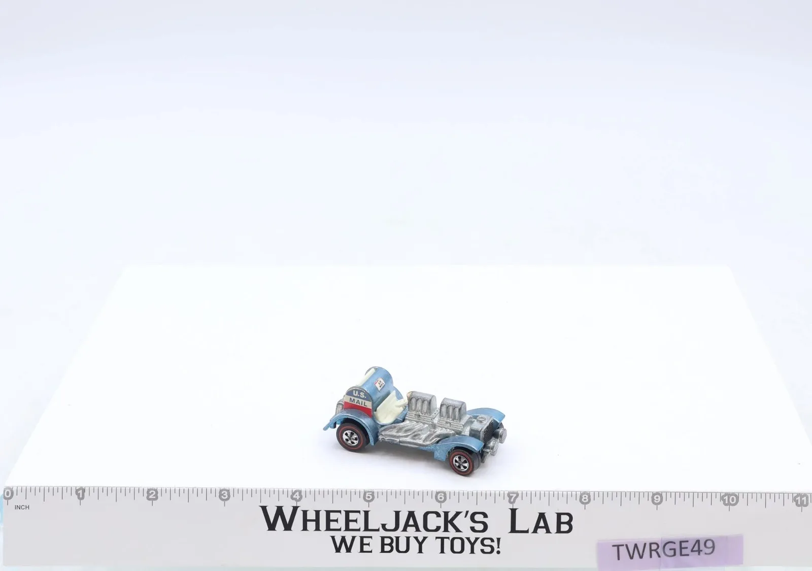 Special Delivery Light Blue U.S. Mail 1970 Redline Hot Wheels Mattel ...