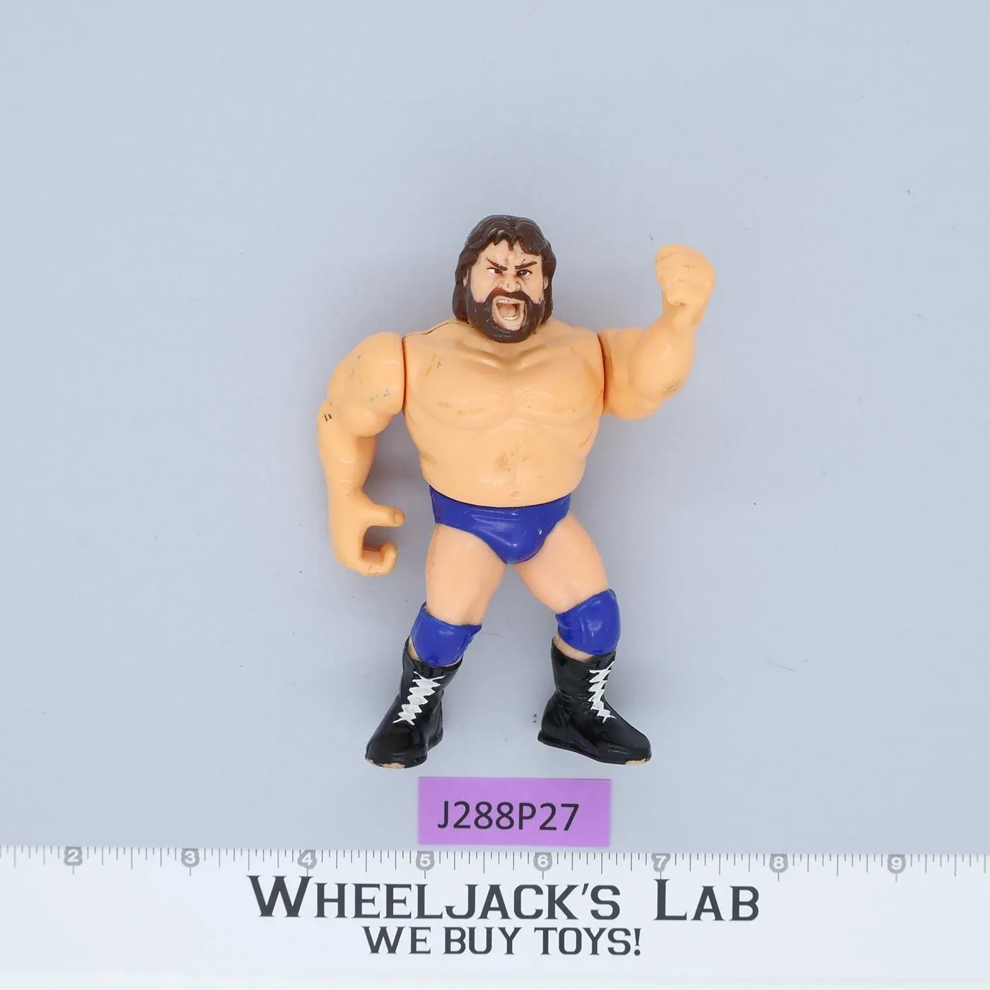 Hacksaw Jim Duggan WWF WWE Hasbro Wrestling 1991Vintage Action Figure ...