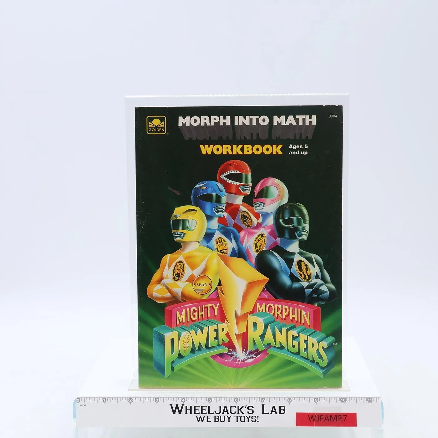 Mighty Morphin Power Rangers Morph Into Math Workbook 1994 Golden ...