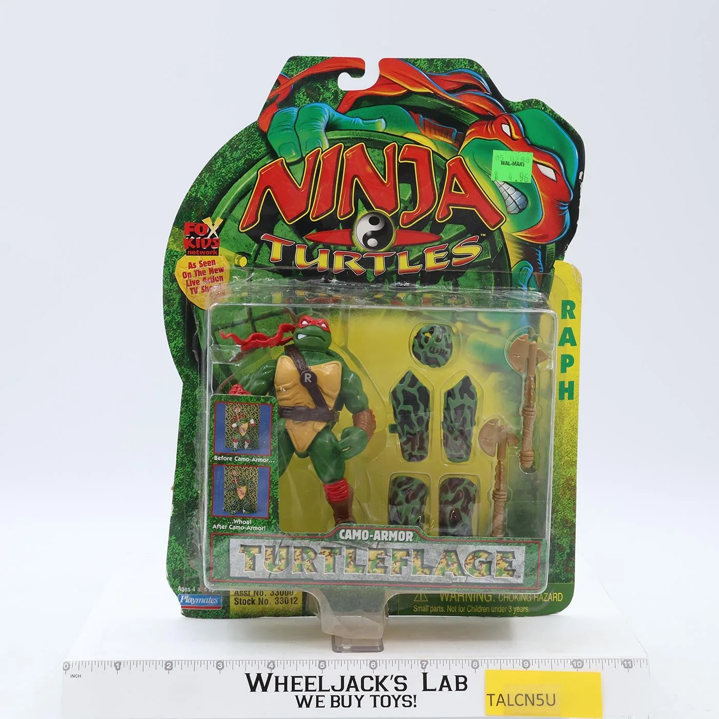 Raph Camo Armor Turtleflage Teenage Mutant Ninja Turtle TMNT Playmates ...