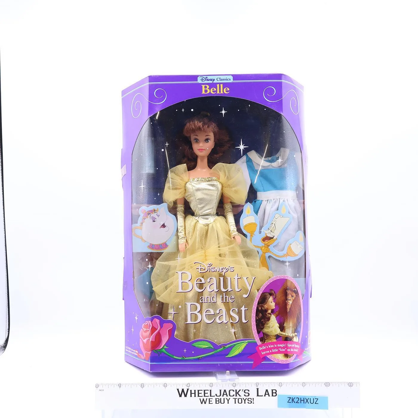 #2433 Belle Disney's Beauty and the Beast 1991 Mattel 12" Doll NEW ...