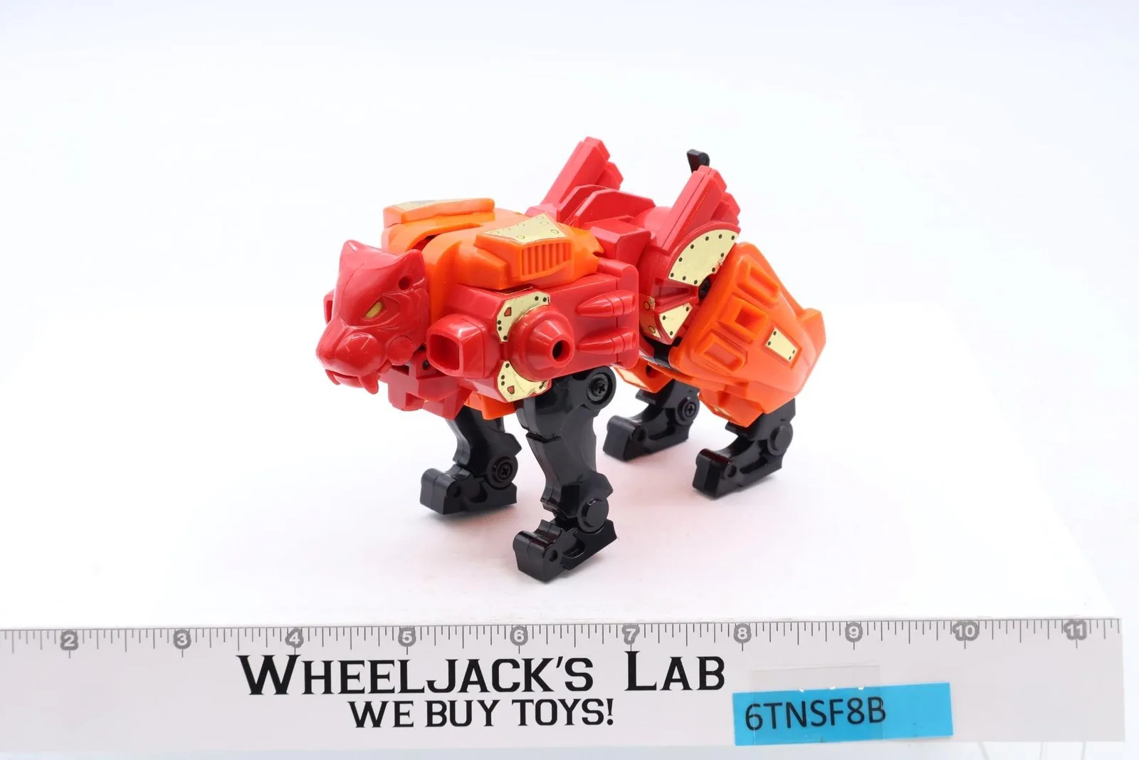 Rampage Tiger Predaking METAL 1986 G1 Transformers Hasbro Action Figure ...