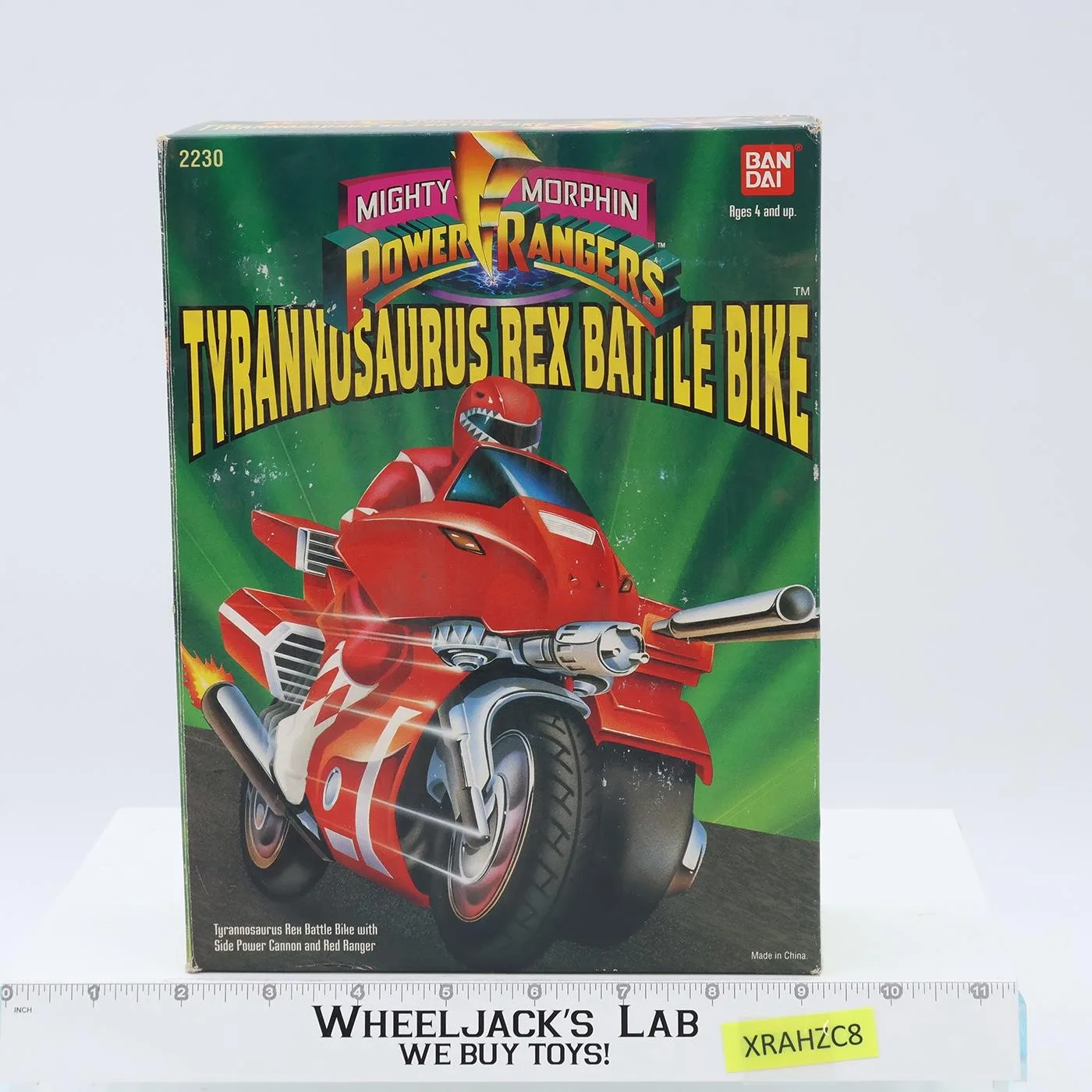 Tyrannosaurus Rex Battle Bike MMPR Power Rangers 1993 Bandai Action ...