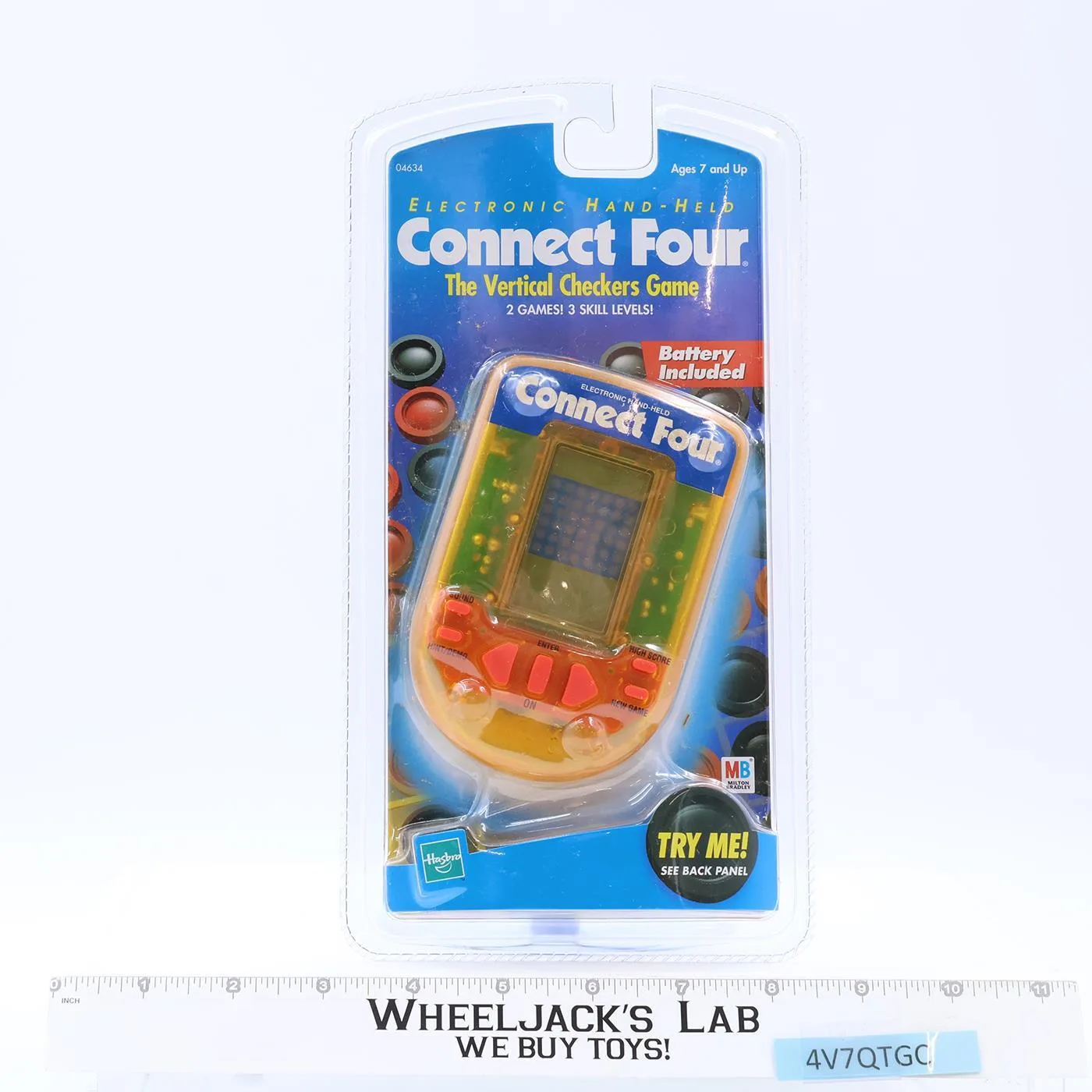 Connect Four Electronic Hand-Held Vertical Checkers Game 1999 Hasbro NEW SEALED - Wheeljack's Lab