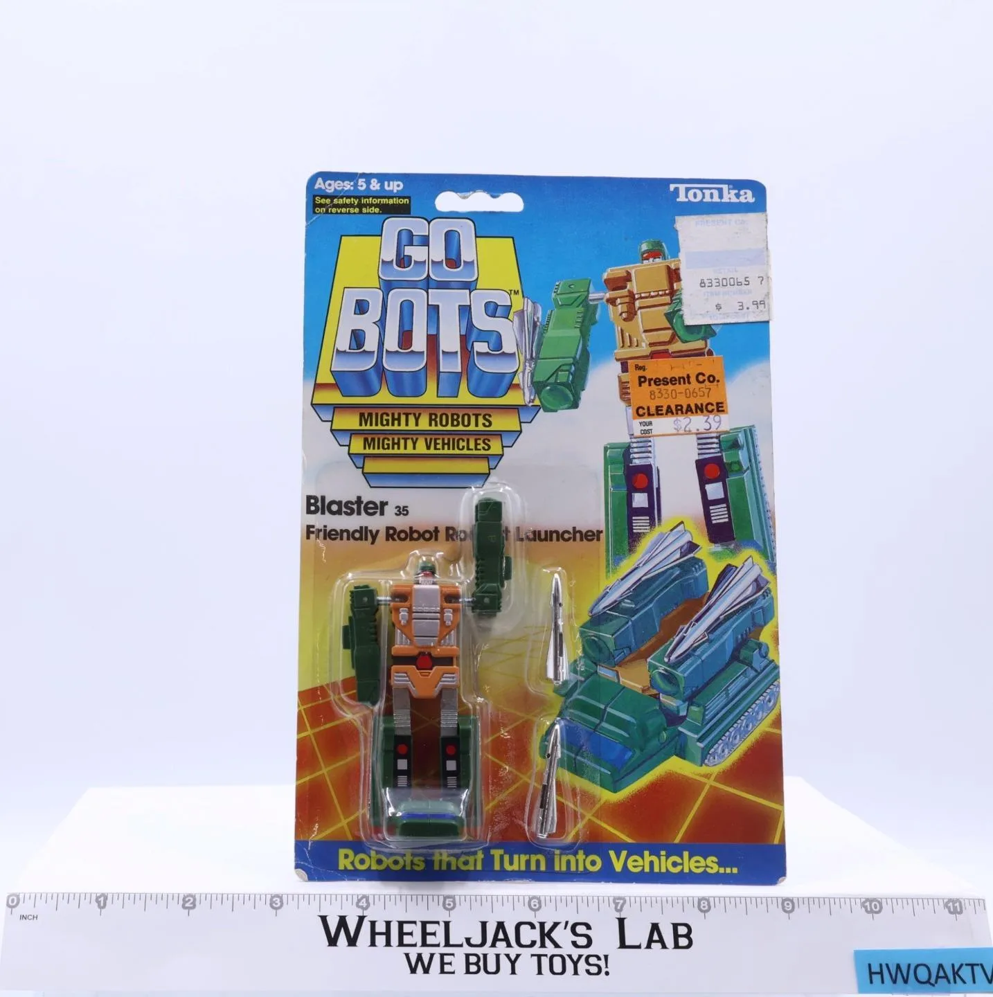 Blaster Friendly Robot Rocket Launcher Gobots 1984 Tonka Figure NEW ...