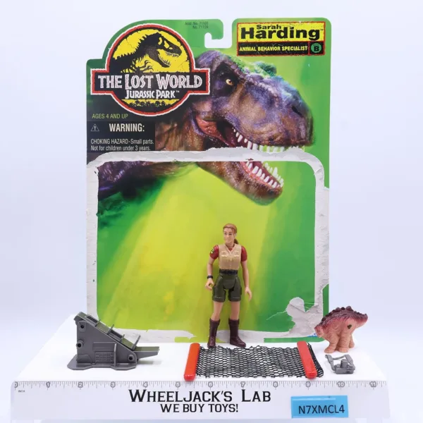 Sarah Harding 100% Complete Jurassic Park The Lost World 1997 Kenner W ...